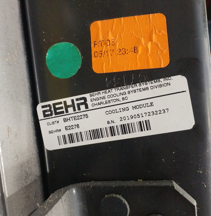 Freightliner Radiator & CAC - BHT D3032 Assembly - P/N BHT E2275