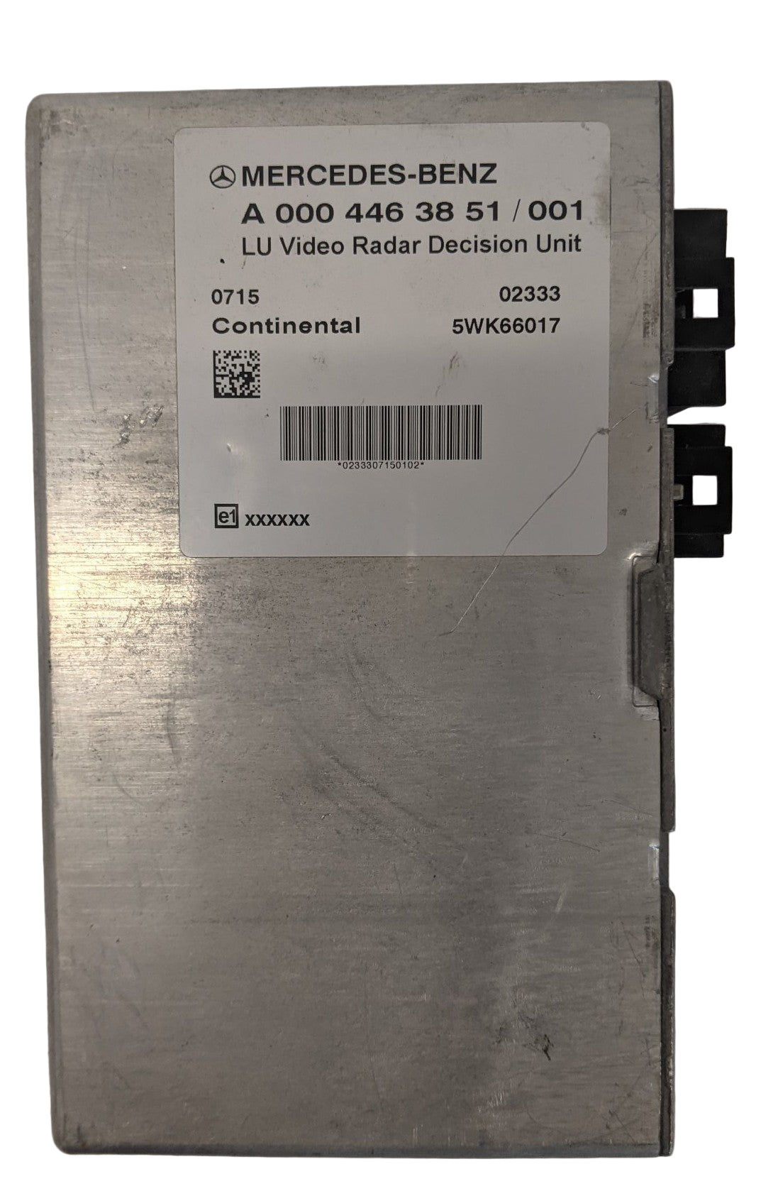 Damaged Mercedes-Benz Video Radar Decision Unit P/N A 000 446 45 51