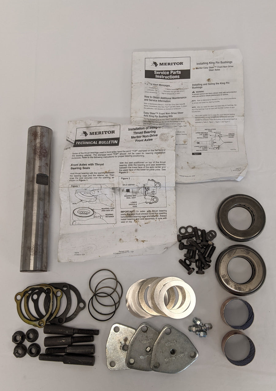 Meritor Front Steering Non-Driven Axle Knuckle King Pit Kit - R201315