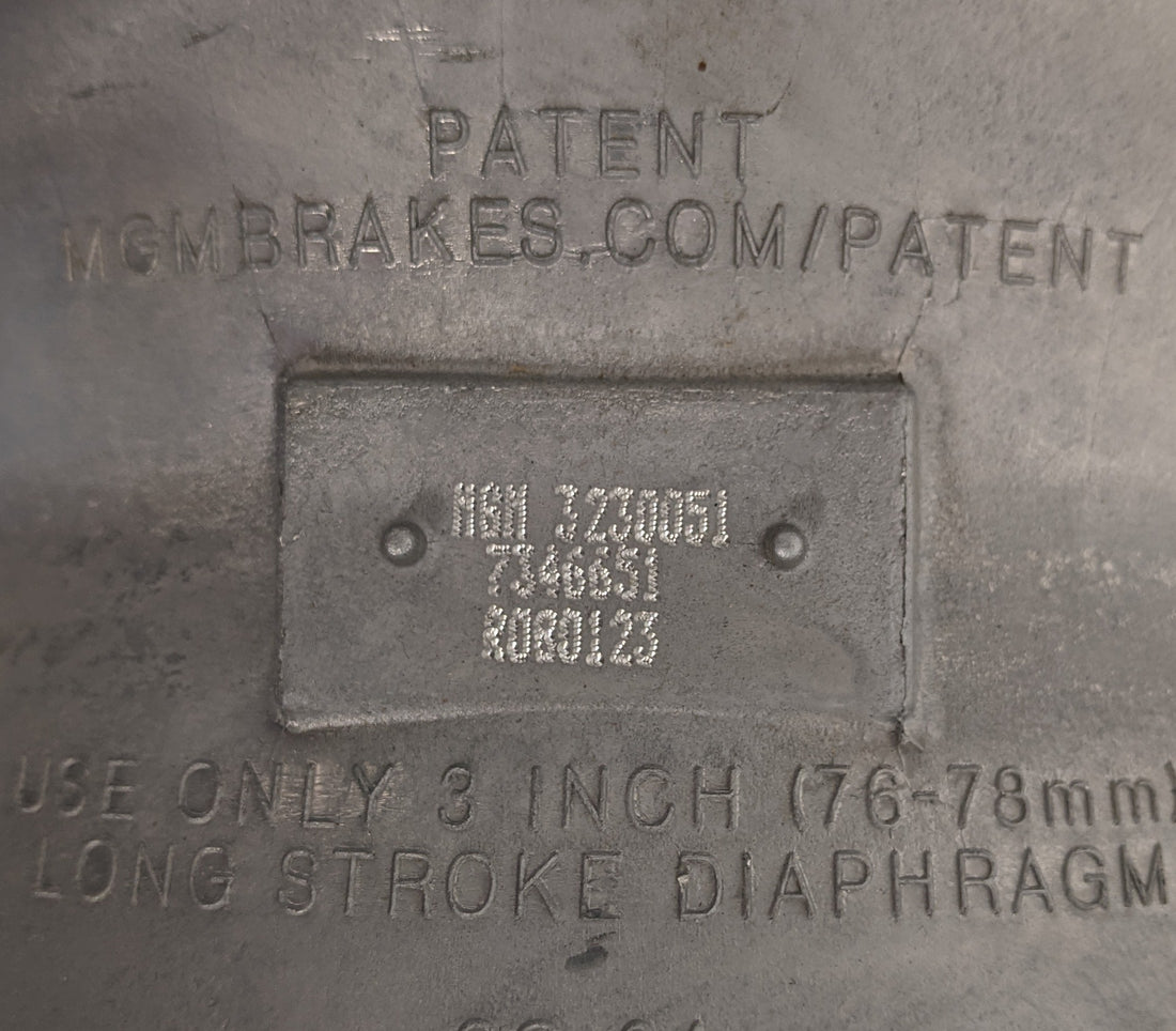 MGM 3030 Type 3" Long Stroke S-CAM Brake Chamber | P/N MGM3230051