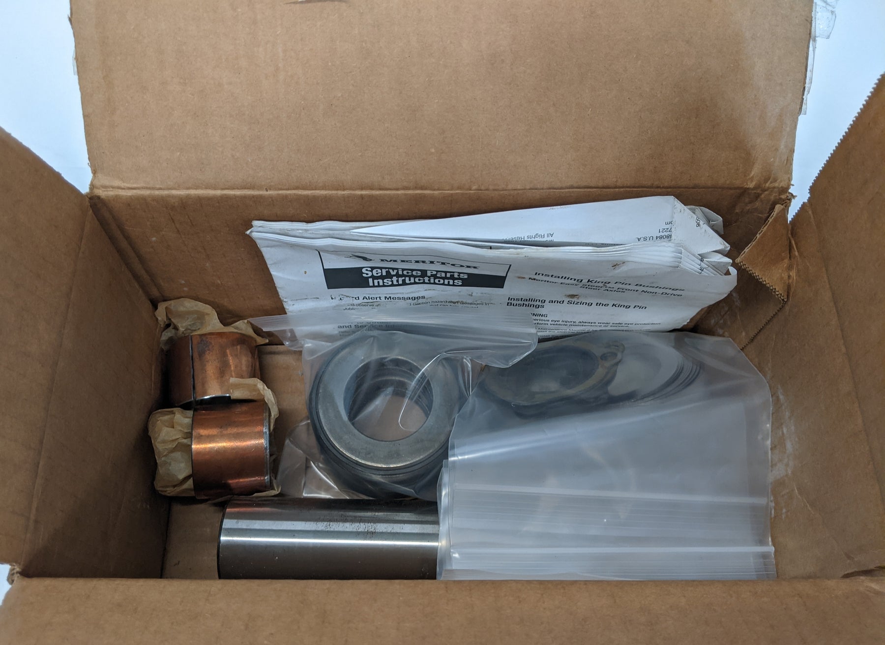 Meritor Front Steering Non-Driven Axle Knuckle King Pit Kit - R201315