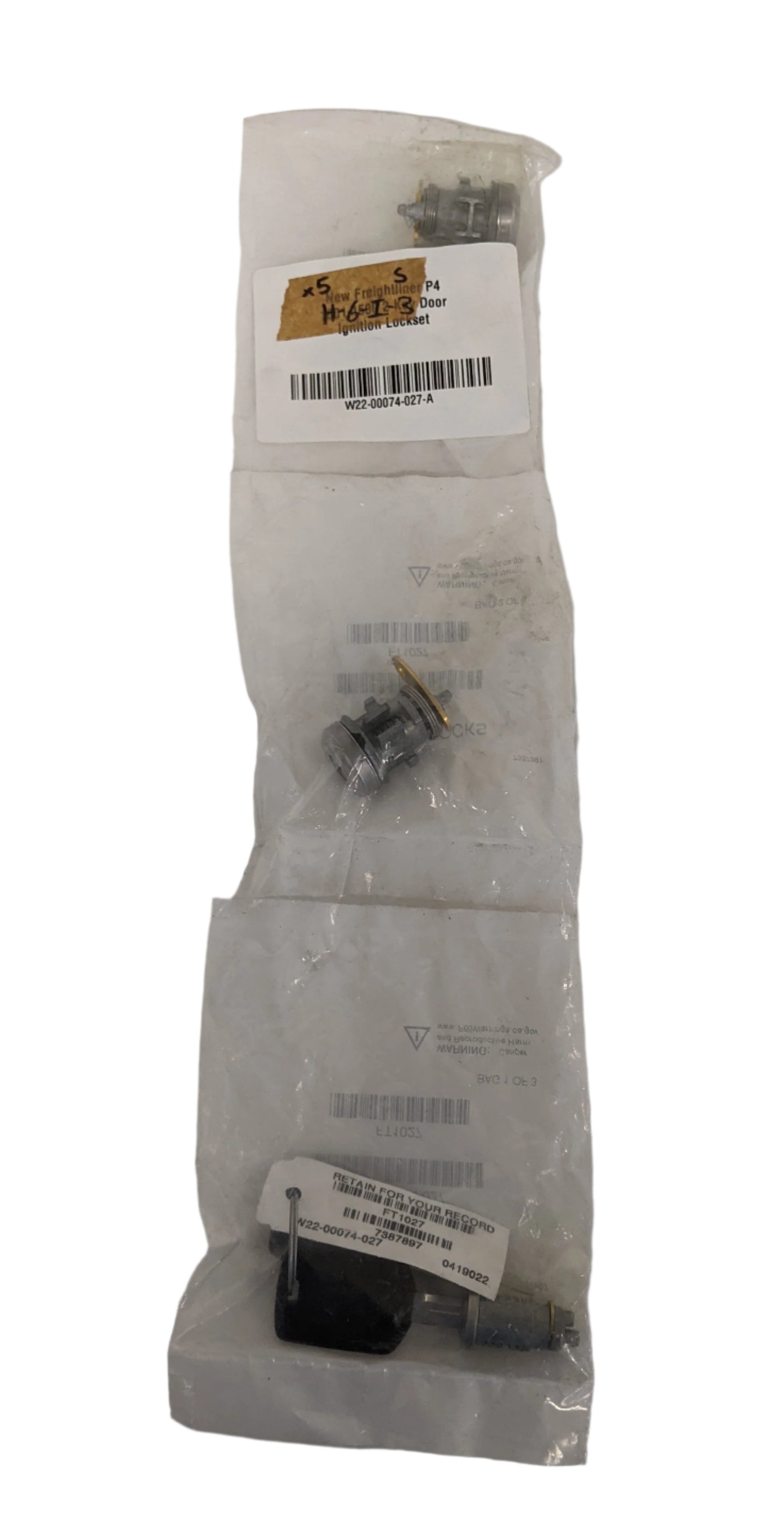 Freightliner P4 2 Key Door Ignition Lockset - W22-00074-027