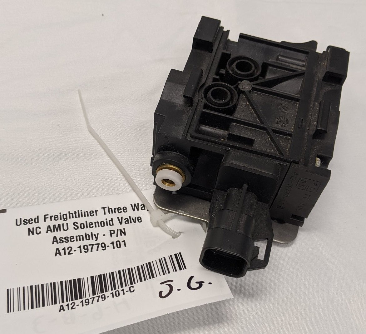 Used Freightliner Three Way NC AMU Solenoid Valve Assembly - P/N A12-1