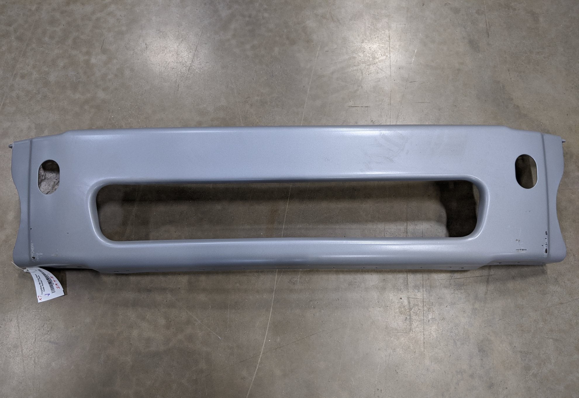 Freightliner M2 Gray Steel Center Bumper Piece - P/N A21-28386-016