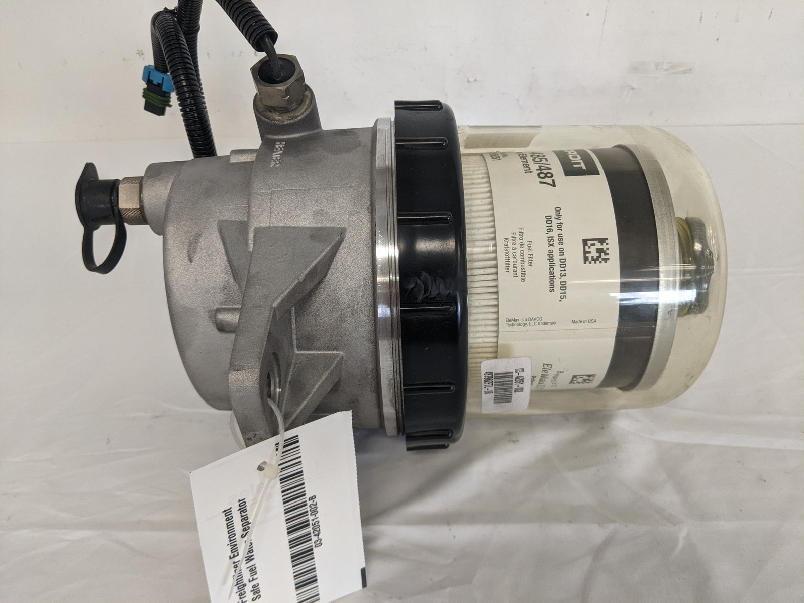 Freightliner Cascadia P3 Davco 487 Fuel Water Separator - P/N 03-42051