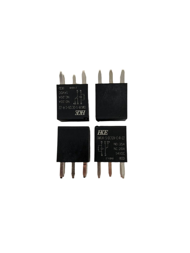 *Lot of 4* HKE Relay SPDT 12 Volt Micro Fuse Relay - P/N 23-13265-000