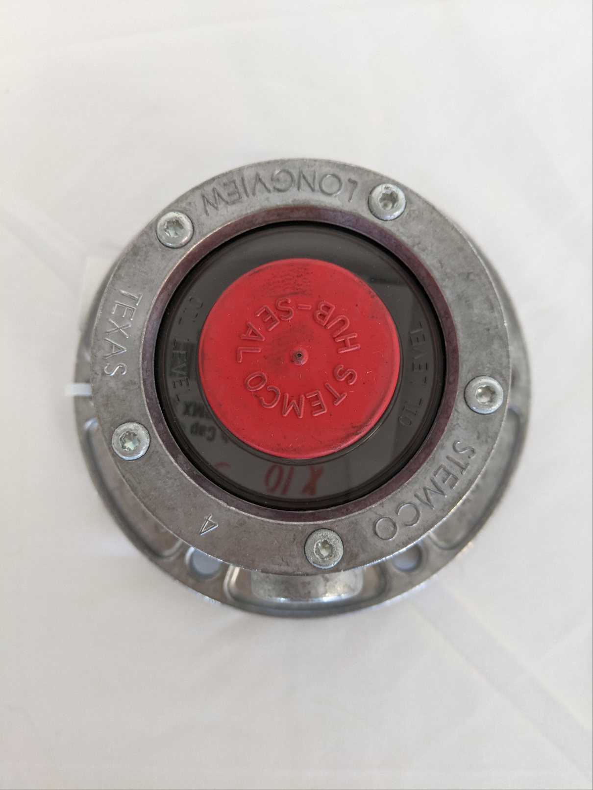 Stemco 450 AL 6 188 WN/PMX 35 Hub Cap - P/N STM 345 4124