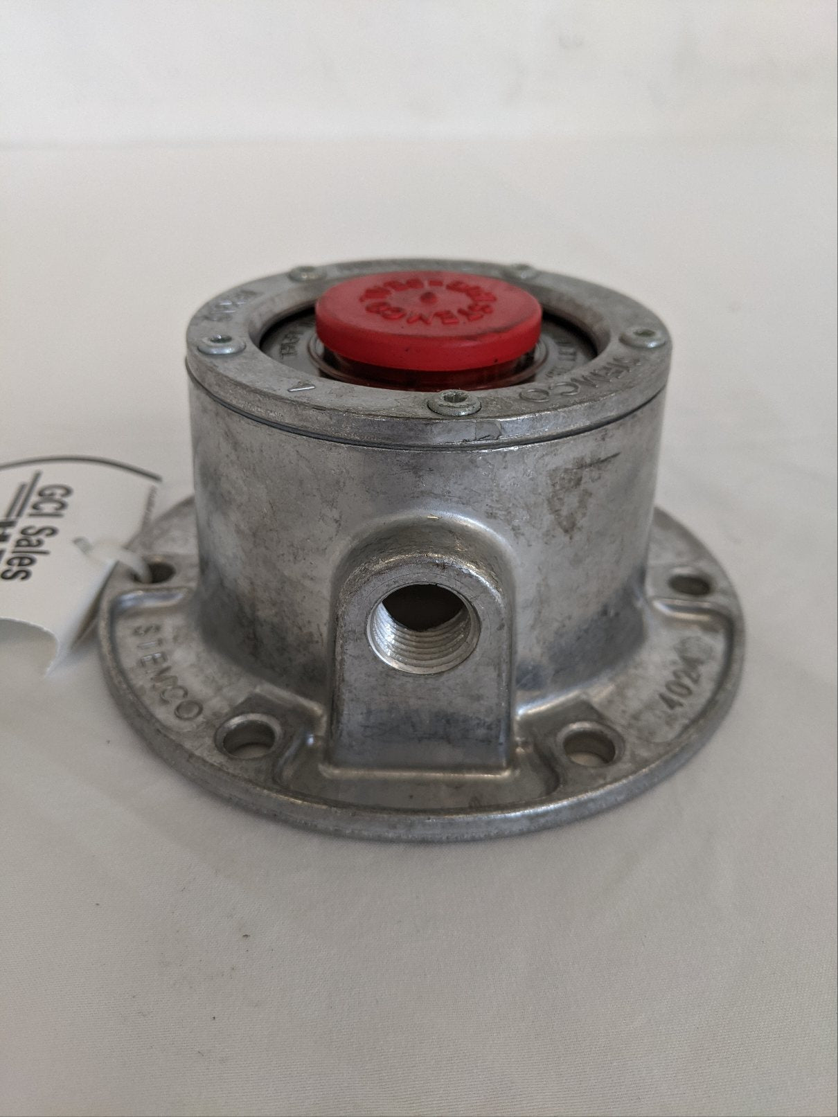 Stemco 450 AL 6 188 WN/PMX 35 Hub Cap - P/N STM 345 4124