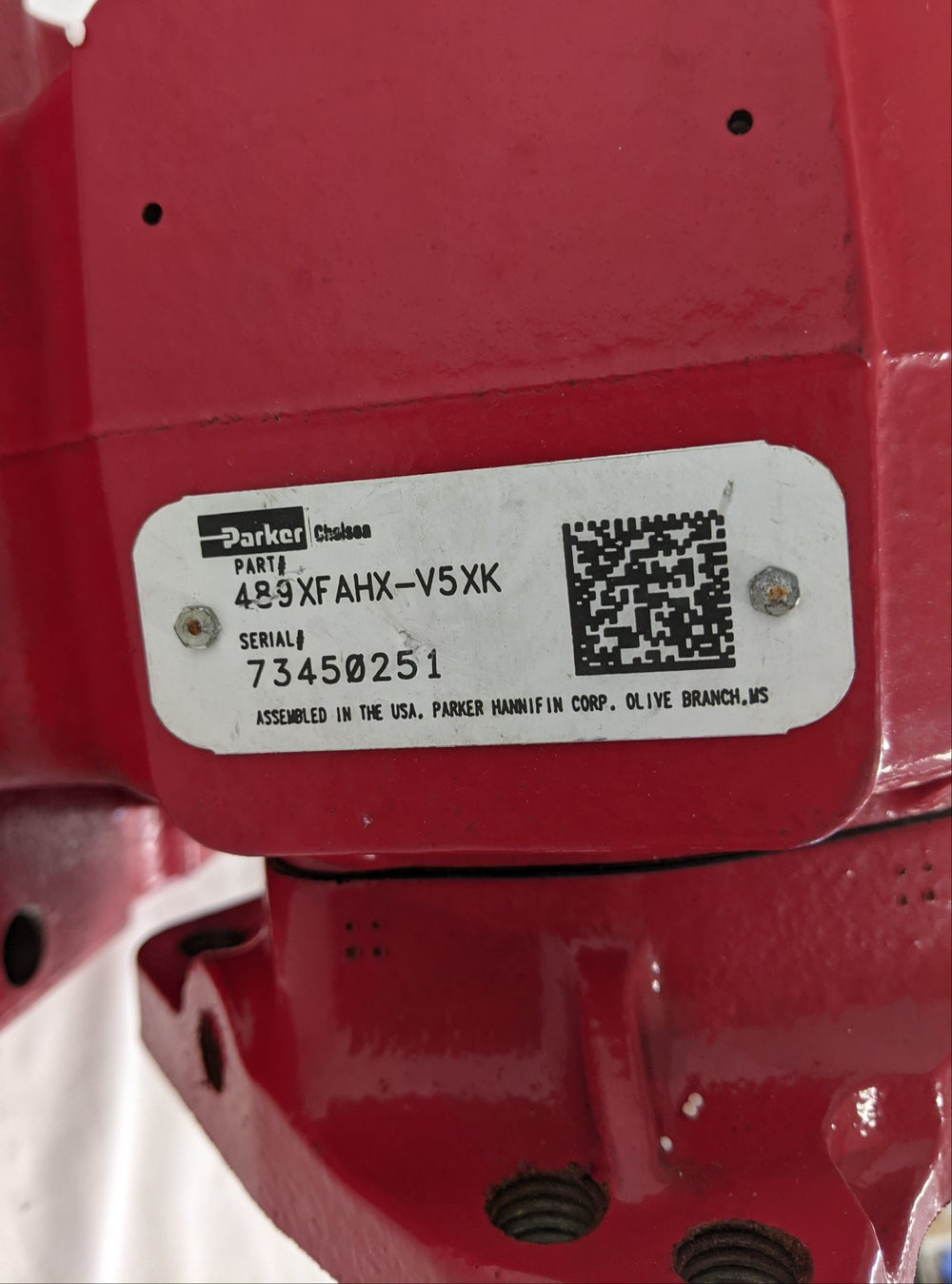 Parker PTO (Power Take Off) Assembly - CHL 489XFAHX-V5XK