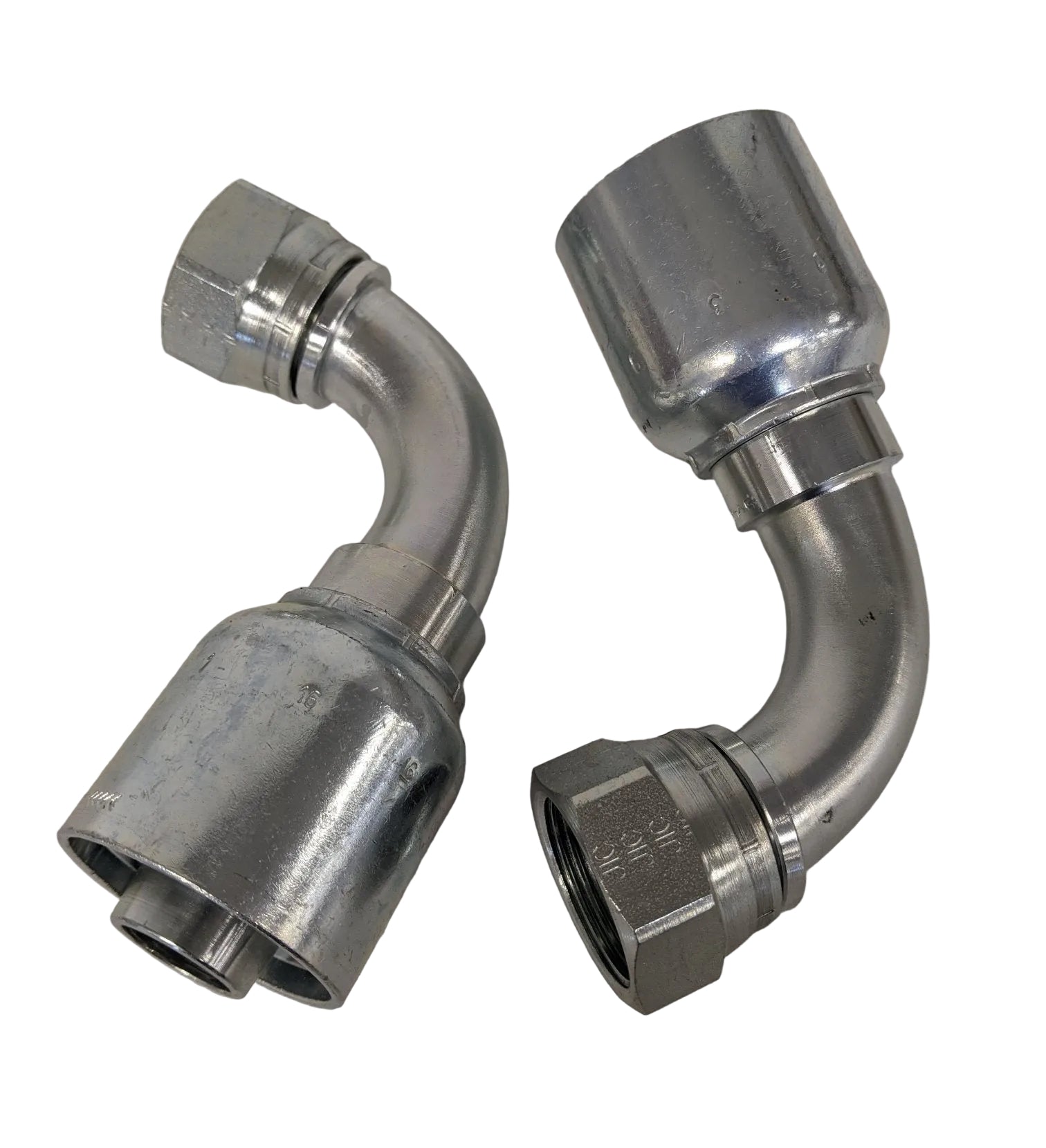 Parker 90° Elbow Short Drop Hydraulic Hose Fitting - P/N 13971-16-16