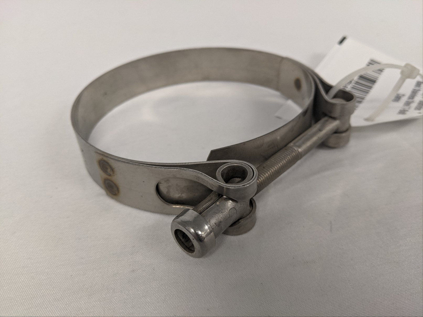 R.G. Ray 4" Diameter ⅞" Band Stainless Steel T-Bolt Clamp - 2405-64