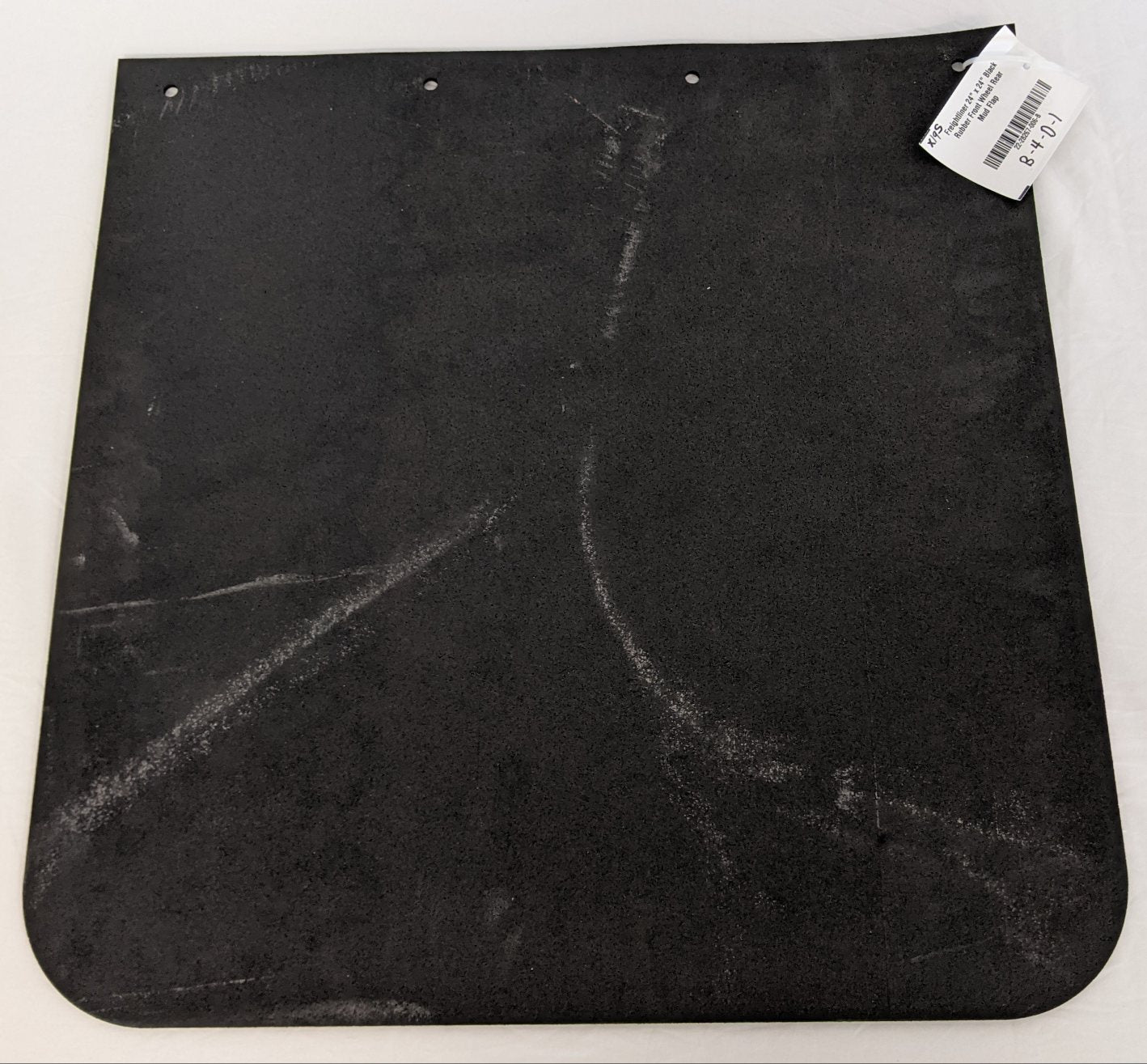 Freightliner 24" x 24" Black Rubber Rear Mud Flap - P/N 22-28267-006