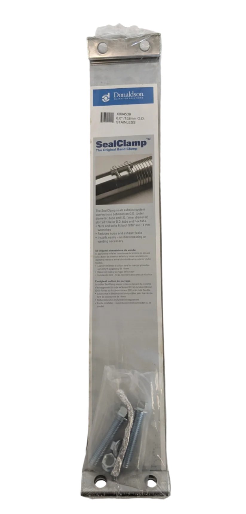 New Donaldson 6" OD Stainless SealClamp Band Clamp - X004539