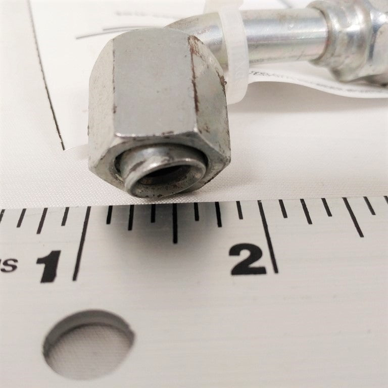 Gates 101" MEGASys™ 6MXT 3/8" Hose w/ 90° Elbow & Straight Swivel End