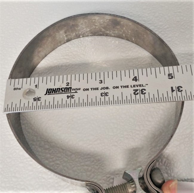 Used AccuSeal 5" Stainless Steel Exhaust Clamp