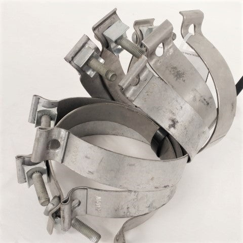 Used DuraSeal 5 Inch Exhaust Clamp Lot Of 6 - P/N 04-34213-000