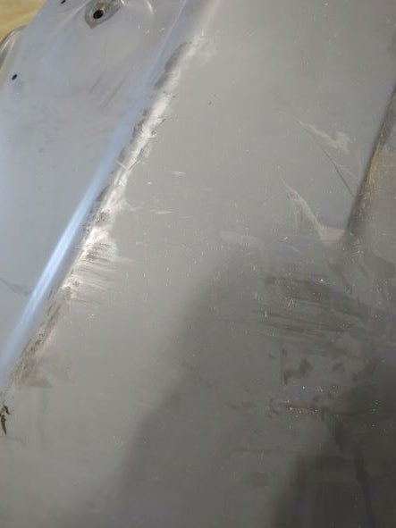 Freightliner M2 RH Extender Mudflap Half Fender - P/N 17-18298-013