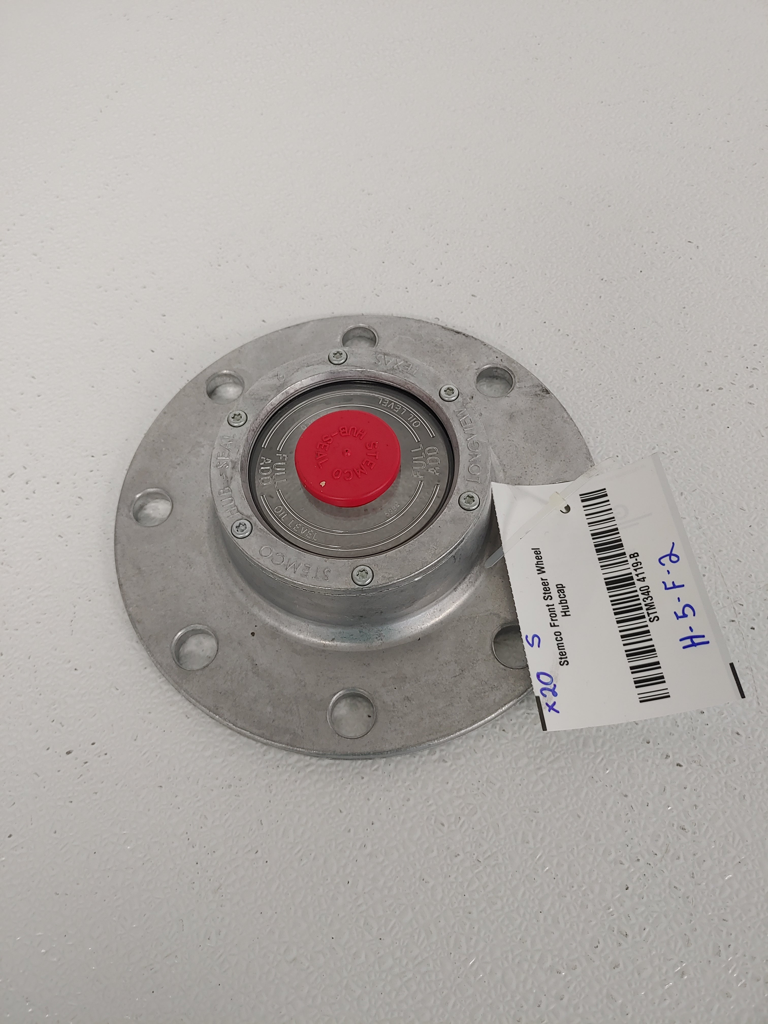 Stemco Front Steer Wheel Hubcap - P/N STM 340 4119