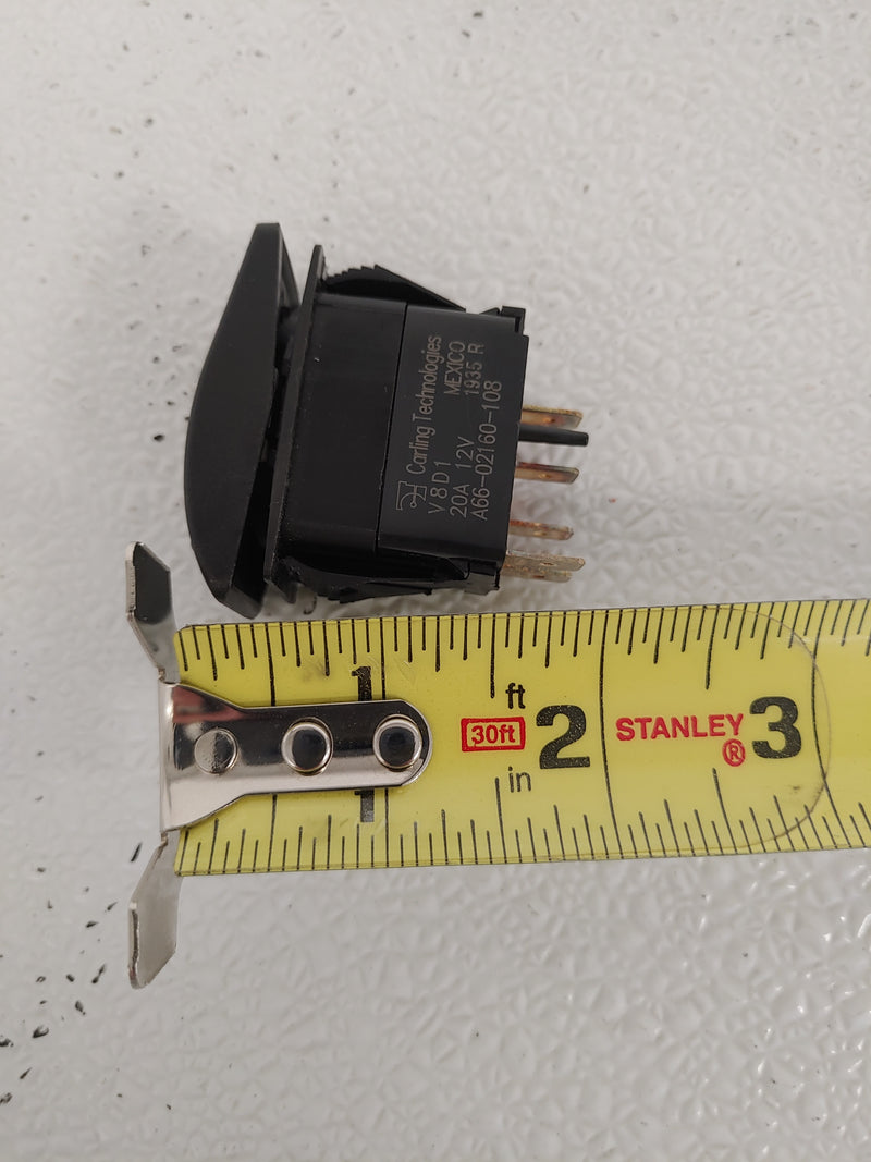 Freightliner Blank w/ White Icon Rocker Switch - P/N A66-02160-108