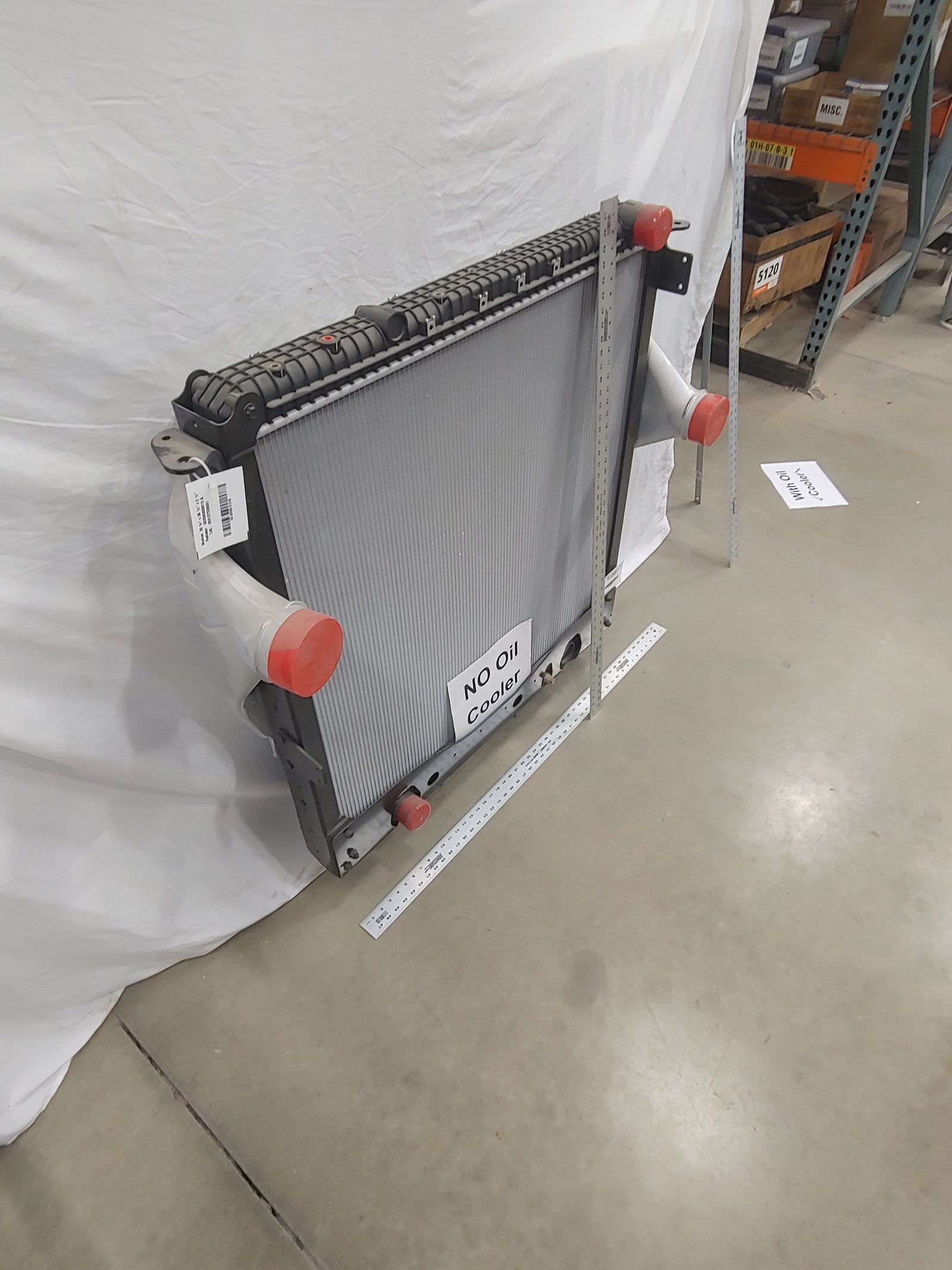 Modine 35 ¾" x 38 ½" x 2 ¼" Radiator - 3S0580800013 & 3S0137530001