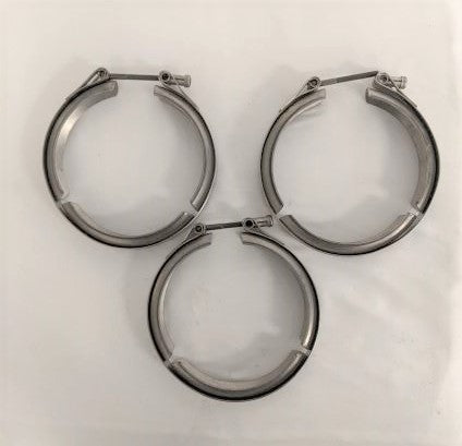 Teconnex V Band Pipe Clamps w/o Retaining Nuts - P/N 25002735